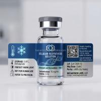 China Custom Printing Oil Proof Waterproof Vial Labels Stickers for Research Laboratory Peptide Glass Bottles for sale