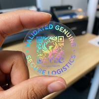 China Manufacturer Custom Waterproof Hologram Label Round Sticker logo Stickers for sale
