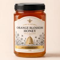China Custom Printing Honey Glass Jars Label Non Residue Sticker Die Cut Label Adhesive Waterproof logo Bottle Jar Food Labels for sale