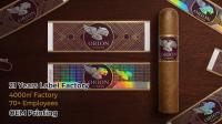 China Custom 2026 New Cigar Band Ring Cuba Cigar Bands Anti-Anti-ounterfeit UV Sticker Cigar Label for sale