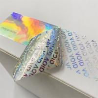 China Custom Printing Self Adhesive Waterproof Void Sticker Warranty Security Label Sticker for sale