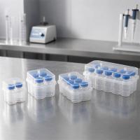 China Wholesale 3ml 5ml 10 ml Transparent Freeze-dried Powder Vaccine Storage Plastic Box pp Vials Box Peptide Case Container for sale