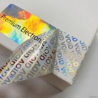 China Custom Printing Self Adhesive Waterproof Void Sticker Warranty Security Label Sticker for sale