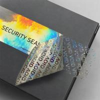 China Custom Printing Self Adhesive Waterproof Void Sticker Warranty Security Label Sticker for sale