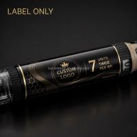 China Your Design Peptide Bottle Labels Biotechnology Sample Bottles Small MOQ Factory Price Alcohol Resistant Waterproof for sale