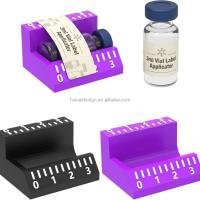 China New Laboratory Practical Small Bottle Vial Label Applicator with Precision Scale for Peptide Glass and Plastic Bottles for sale