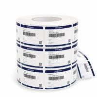 China Custom Printed Low Temperature Medical Freezer Barcode Label Removable Blood Collection Tube Sticker for Hospitals for sale