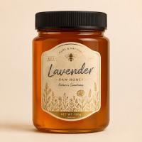 China Luxury Gold Foil Honey Labels Custom Embossed Texture Paper Food Packaging Sticker for Honey Jam Jar for sale