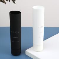 China White Or Black Matte Soft Touch Cosmetic Plastic Tube For Face Wash Cream for sale