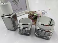 China Acrylic Cream Plastic Jar Round Beautiful Cosmetic Jar Night Cream All Jar for sale