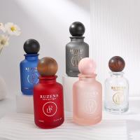 China Unique Design 30ml 50ml 100ml Round Small Custom Refillable Empty Spray Glass Perfume Packaging Bottle with Box Luxury for sale