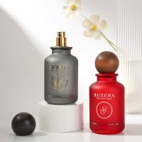China Unique Design 30ml 50ml 100ml Round Small Custom Refillable Empty Spray Glass Perfume Packaging Bottle with Box Luxury for sale