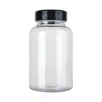 China Empty Labels 200ml 300ml PET Pill Organizer Bottle for Pharmacy Pharmaceutical Plastic Vitamin Capsule Container Packaging for sale