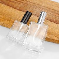 China 15ml 30ml 50ml 100ml Customized Logo Refillable Empty Black Perfume Bottle with Box Glass Body Alu Sprayer for sale