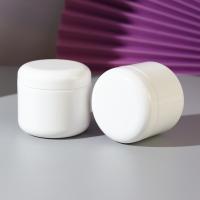 China White Matte Butter Face Sample Cream Packaging with Customized Colors and Matching Heat Induction Liner for sale