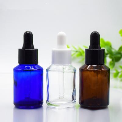 China 1oz 2oz 15ml 30ml 50ml Amber Empty Angled Shoulder Glass Dropper Essential Oil Bottle Packing Logo Customized Accepted for sale
