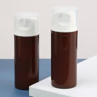 China 100ml Personal Skin Care Packaging Airless Bottle with PP Collar and Pump for sale