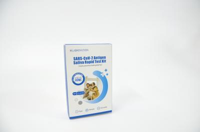 China OEM CoV-2 Antigen Saliva Home Test Kit Swab Test 78*34*125MM for sale