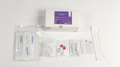 China Nasopharyngeal Swab Rapid Influenza Diagnostic Test Kit For Infant Screening for sale
