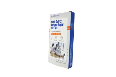 China SARS-CoV-2 95% Accuracy Antigen Rapid Testing Kit With Strong C T Line for sale