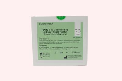 China One Step Covid Neutralizing Antibody Test Kit Lateral Flow Immunoassay Intended for sale