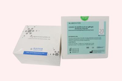 China Labnovation CoV-19 IgG IgM Rapid Anti Body Test Kit 1 Drop 20ul for sale