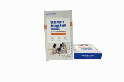 China Nasal Swab SARS COV 2 Antigen Rapid Test Kit CE Certificated Simple Operation for sale