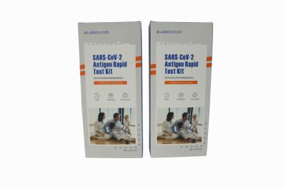 China Rapid Test Kit COVID-19 Antigen Rapid Test Kit 99.30% CoV-19 Nasal Swab Antigen Rapid Self Test Kit Simple Operate for sale