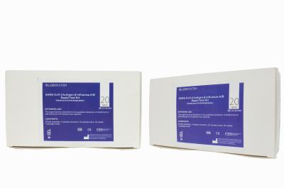 China Quick Check COVID-19 Influenza Test Kit Comprehensive Rapid Flu Swab Kit for sale