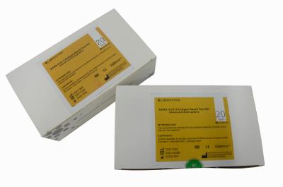 China Rapid Antigen Test Kit CoV-19 Antigen Rapid Test Kit 99% Accuracy 20 Tests Per Box for sale
