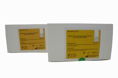 China Professional 20Tests / Kit Medical Diagnostic Test Kit SARS-CoV-2 Rapid Swab Test Kit for sale