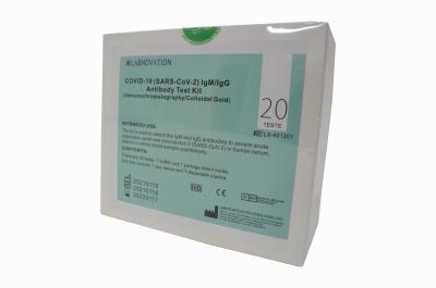 China COVID-19 IgG IgM Antibody Rapid Test Kit One Step Operate High Acuracy Rapid Test Kit for sale