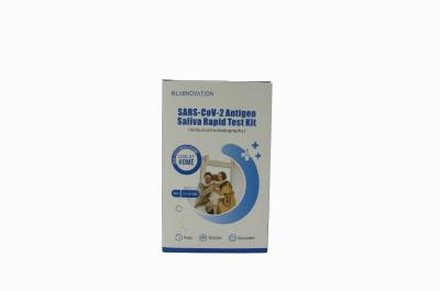 China Labnovation SARS CoV 2 Antigen Saliva Rapid Test Kit Self Test Single Package for sale