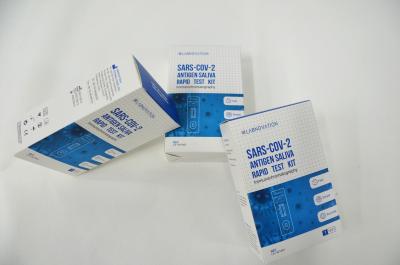 China OEM Covenient Single Pack Saliva Antigen Test Kit 10-15 Min for sale