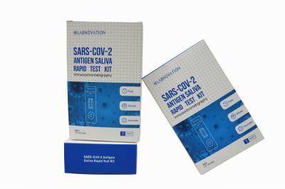 China ISO Cov-19 Portable Antigen Rapid Test Device Saliva Test Kit Approved By KKM for sale