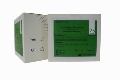 China Fast Privacy Antibody Rapid Dengue IgG IgM Test Kit ISO9001 for sale