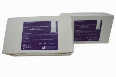 China CE SARS-CoV-2 Antigen Influenza A B Test Kit High Accuracy for sale