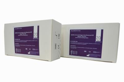 China Nasal Swabs COVID-19 Antigen Influenza AB Test Kit 90% Accuracy for sale