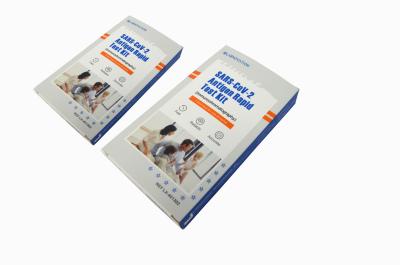 China Rapid Diagnostic Antigen Self Test Kit 99.17% Accuracy Plastic COV 19 Test Kit for sale
