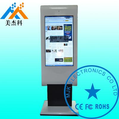 China 55 Inch Rustproof Exterior Digital Signage Stands 1920*1080 Silver Metal Case for sale
