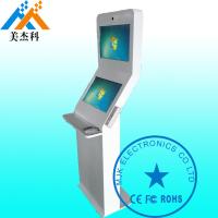China Windows Os Shockproof Free Standing Digital Signage Kiosk 32 Inch Double Screen for sale