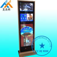 China 55 Inch Touch Screen Kiosk , Free Standing Digital Signage Lcd Display For Subway for sale