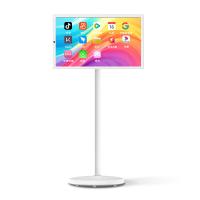 China 21.5 Inch Wireless Smart Portable Android 12 TV Monitor Touch Screen Display Movable Charging Stand Digital Signage for sale