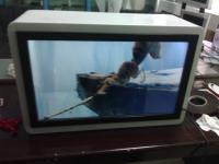 China Commercial 22inch Transparent LCD Display Advertisng Screen With Dynamic Video for sale