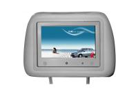 China Remote control Car Seat LCD Screen Player With IR Sensor , Memory Card Insert for sale