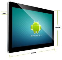 China High Resolution 42 Inch LCD Digital Signage Display For Retail , anti-theft Ultrathin LCD Screen for sale