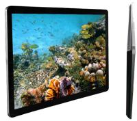 China Ultrathin Indoor Advertising Digital Signage 82 Inch  , Waterproof Industrial LCD Display for sale