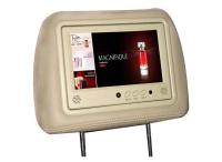 China ColorfulCar Headrest LCD Screen Video Display 7 Inch With IR Sensor , MPEG4 MPEG2 MPEG1 for sale