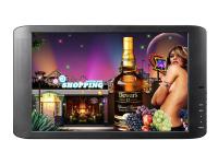 China Ultra Slim 18.5 Inch Stand Alone Digital LCD Screen Signage / Airport LCD Advertising Display for sale