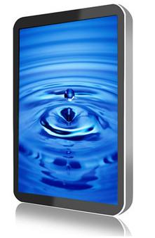 China 19 Inch Network Vertical LCD digital Display signage With Split Screen / Looping Playback for sale
